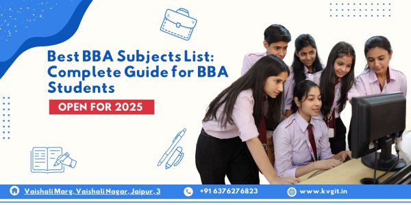 Best BBA Subjects List: Complete Guide for BBA Students